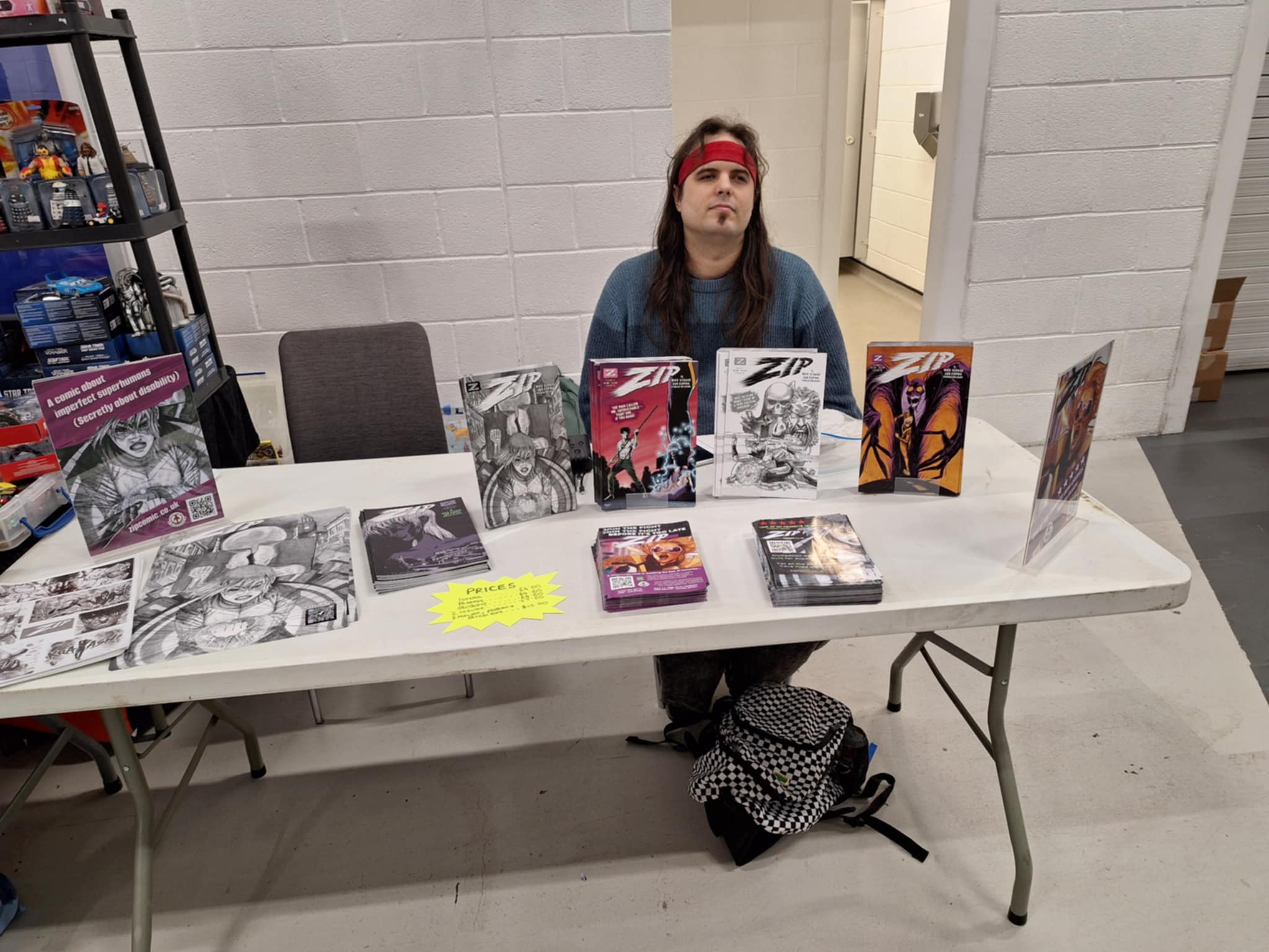 We’re at Bristol Comic Con, October the 12th, Ashton Gate Stadium ...